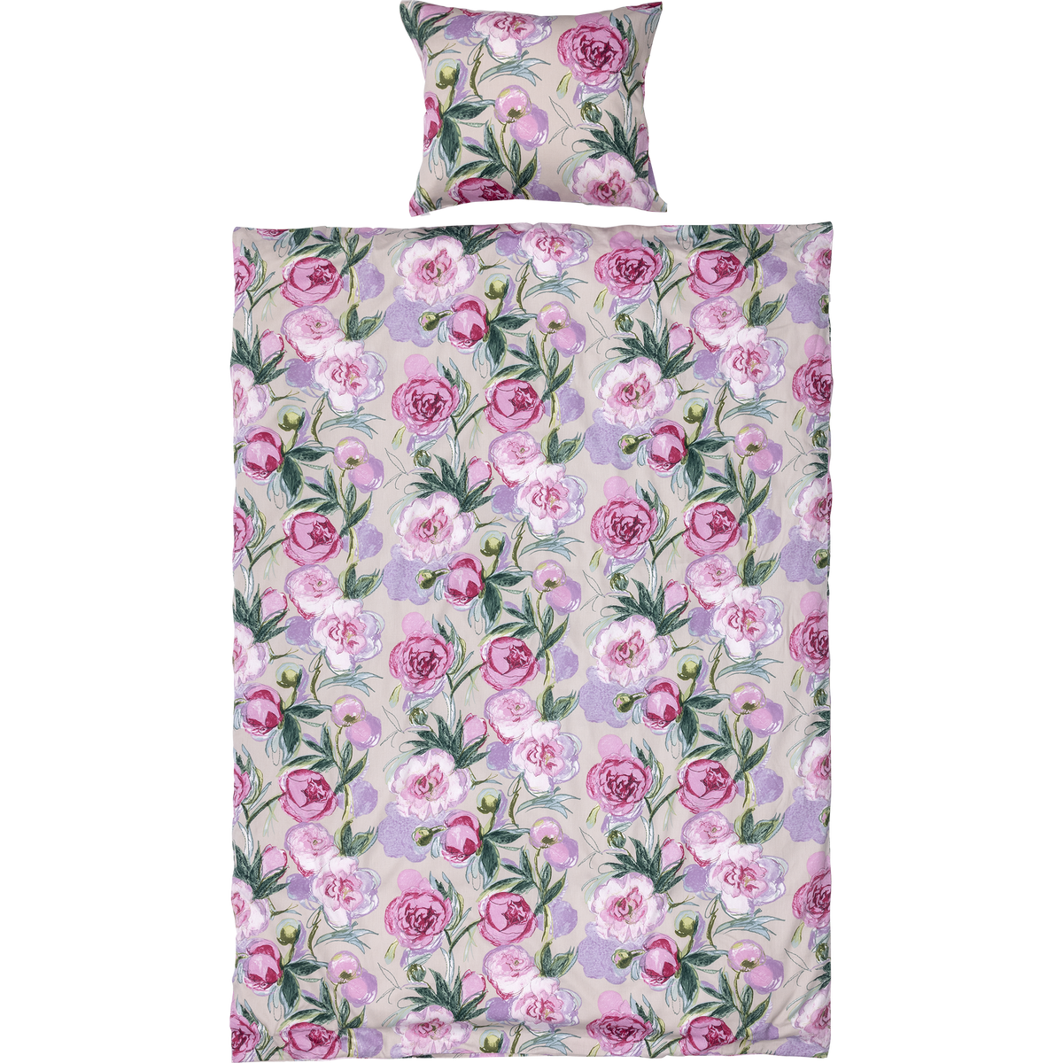 Bella Pussilakanasetti& Vaaleanpunainen 150x210 cm + 50x60 cm – PENTIK