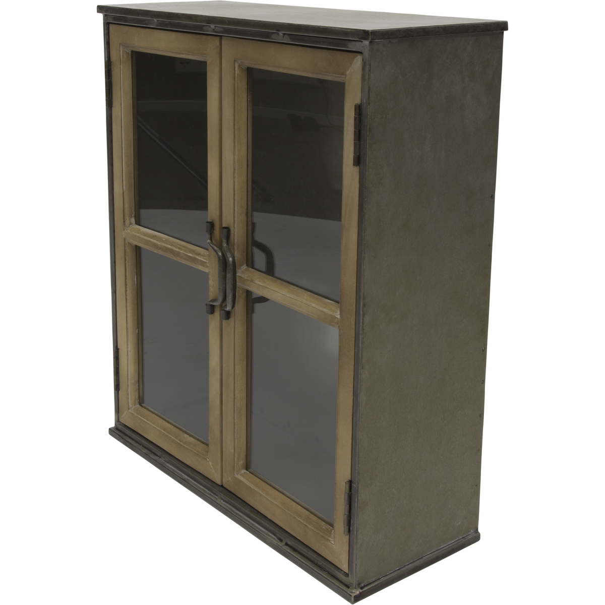 Morgan Seinäkaappi Metallia& Tummanharmaa 51x21x61 cm – PENTIK