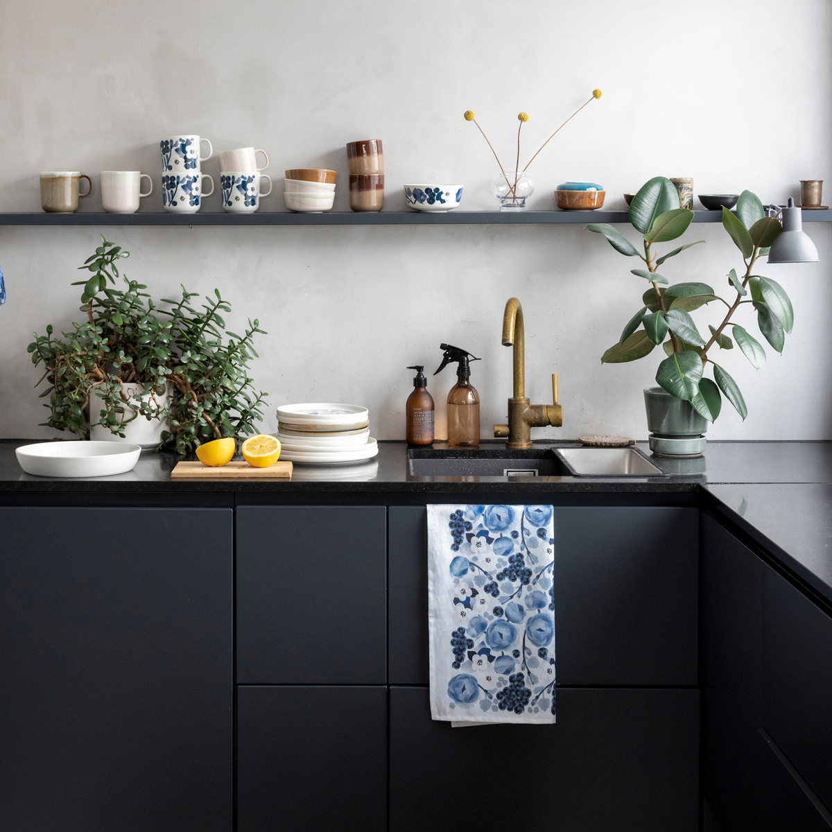 Lapin Kukka Keittiöpyyhe& Sininen 47x70 cm – PENTIK