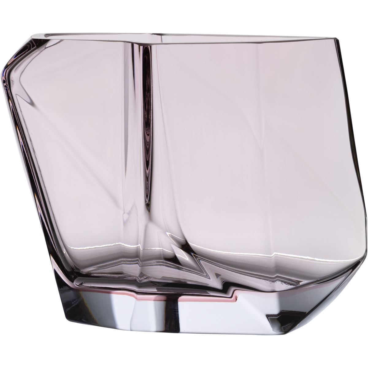 Lohkare Lasimaljakko& Vaaleanpunainen 18x17 cm – PENTIK