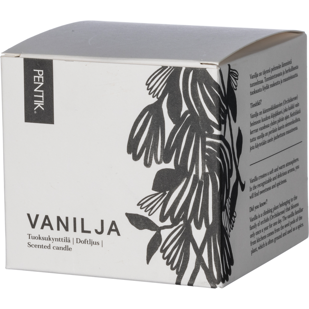 Vanilja Tuoksukynttilä& 280 ml – PENTIK
